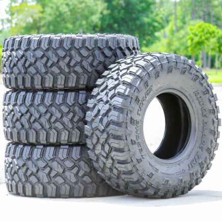 Set of 4 Tesche Tires Ridge Blade X/MT LT 35X12.50R17 128K F (12 Ply)